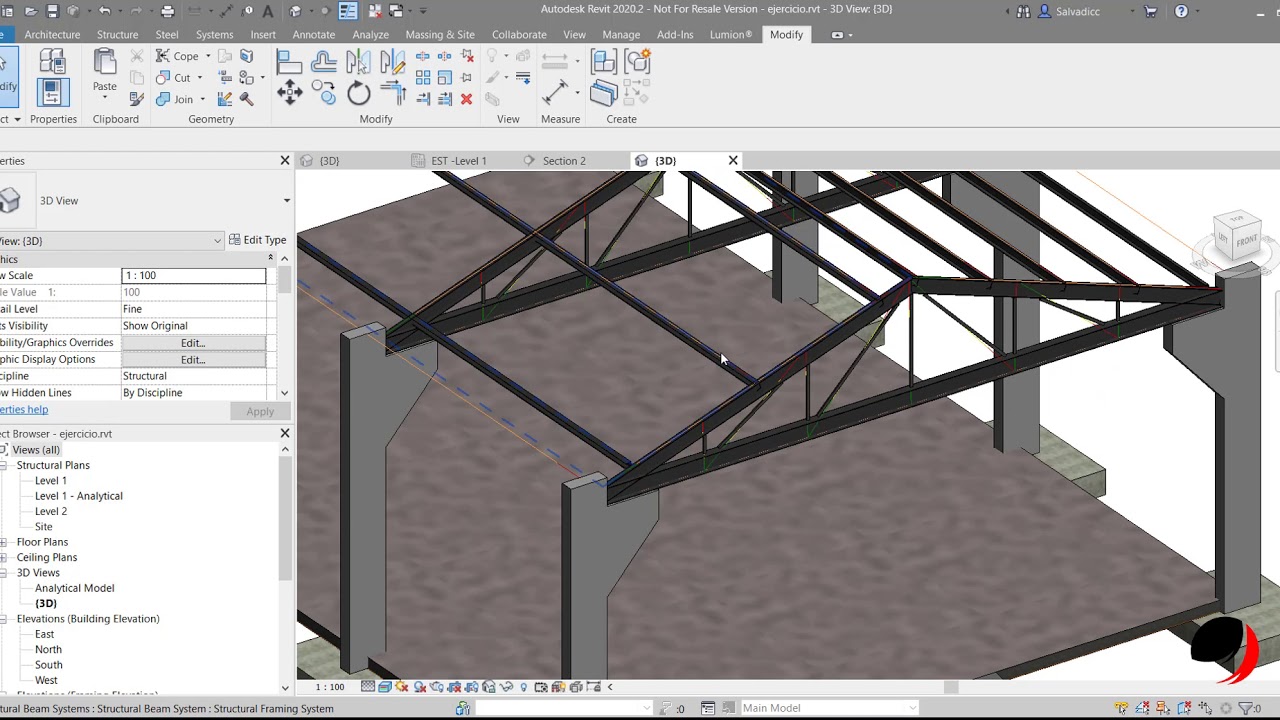Diseño de Estructuras con Revit 2020 - YouTube
