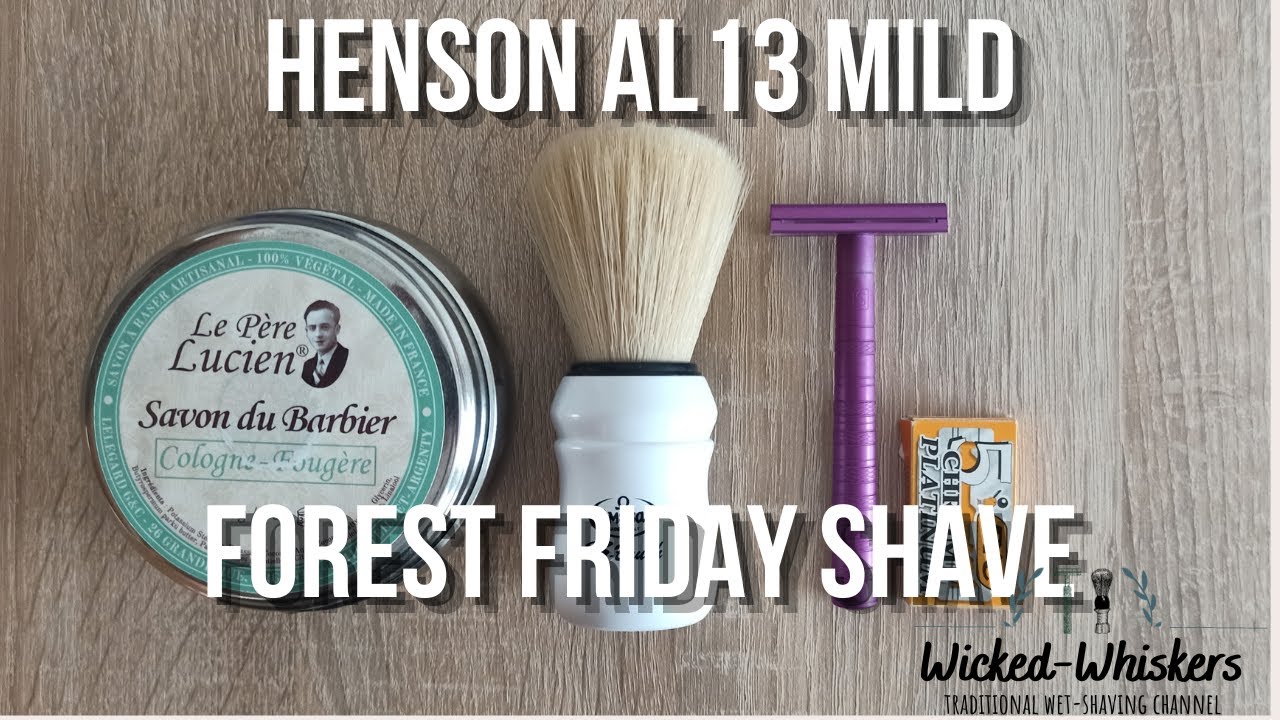Henson AL13 Mild - Le Pere Lucien - Omega S-49 & BIC blade - YouTube