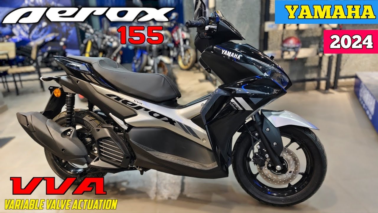 New Update 2024 Yamaha Aerox 155 BT Full Detailed Review ~ On road ...