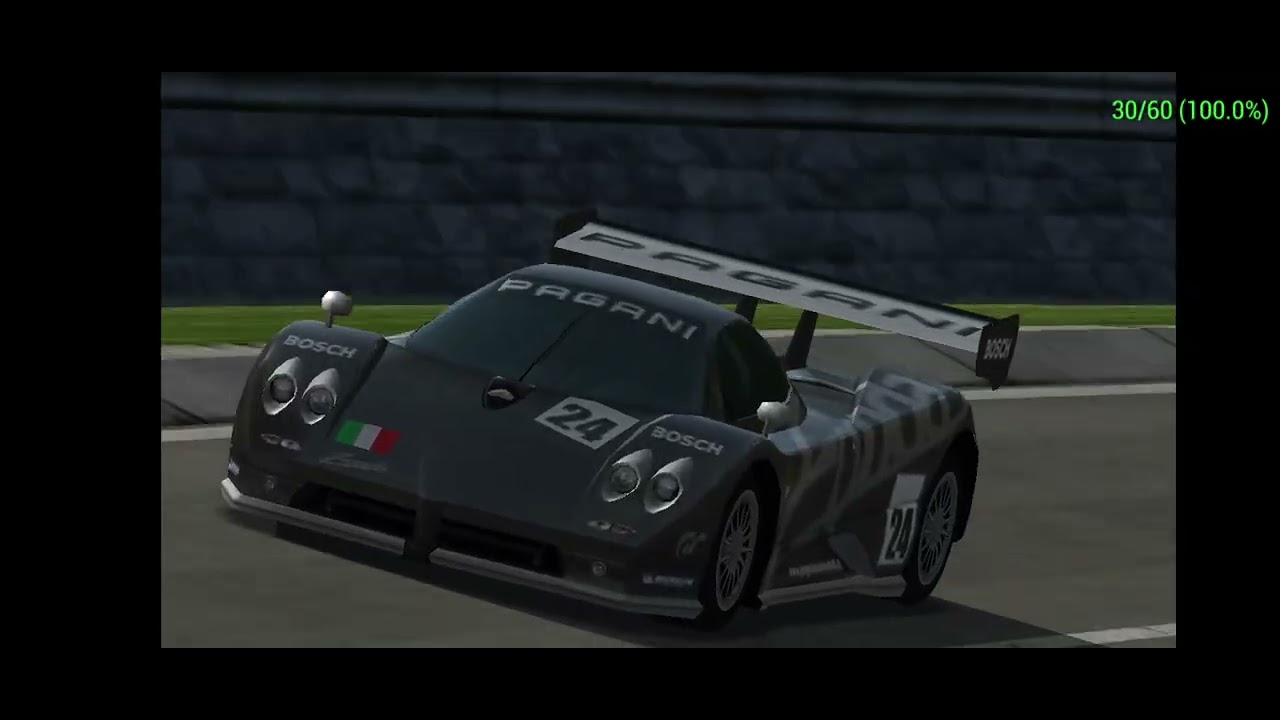Gran turismo psp#13 PAGANI ZONDA(R) RACE CAR 2001 - YouTube