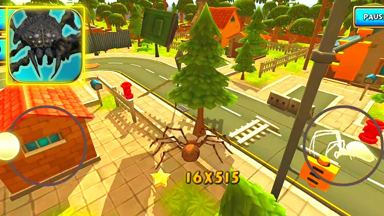 Spider Simulator: Amazing City #1 | Android Gameplay - YouTube