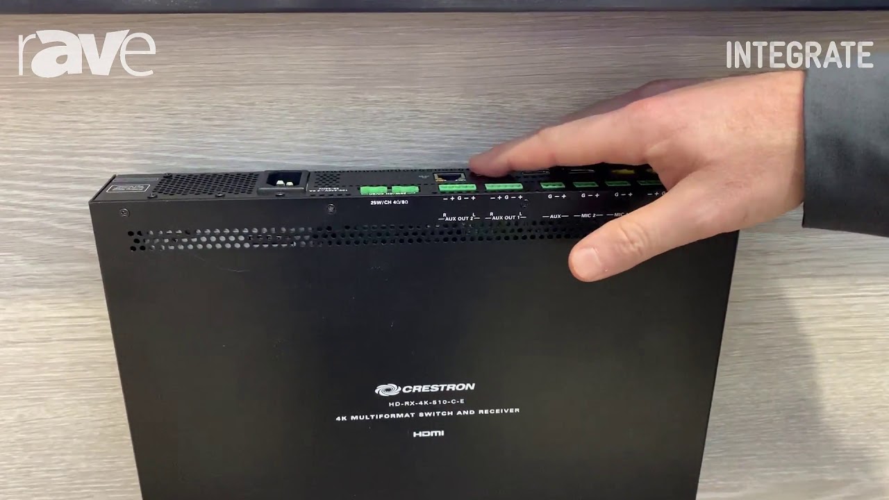 Integrate 2019: Crestron Shows Its DM Lite Transmitters and Receivers ...