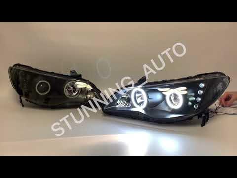 Фары Honda Civic 4D 2006-2011 - YouTube