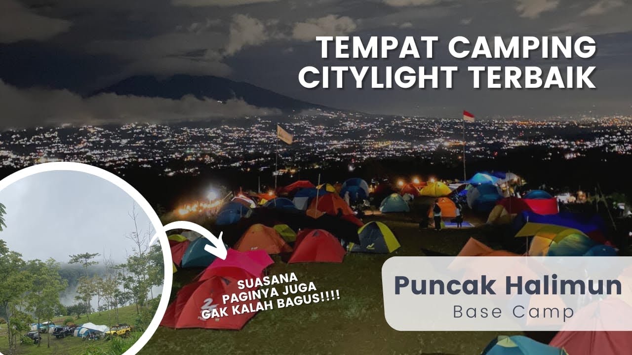 Camping di Puncak Halimun Camp Bogor I Camping Ground dengan view ...