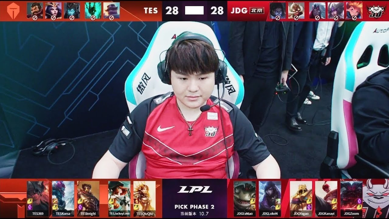 2020 LPL Spring Finals | TES (Knight Viktor) VS JDG (Loken Aphelios ...