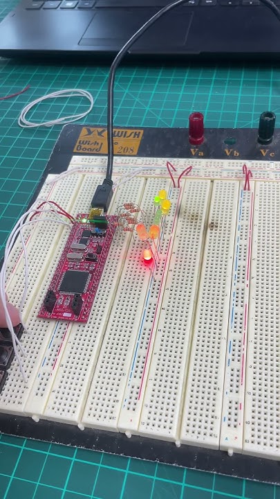 AVR_Button을 활용한 LED 왕복점등 - YouTube