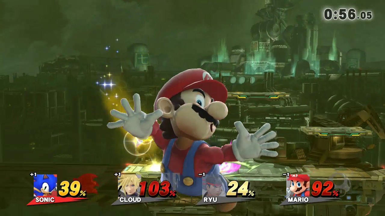 Sonic x Cloud x Ryu x Mario - YouTube