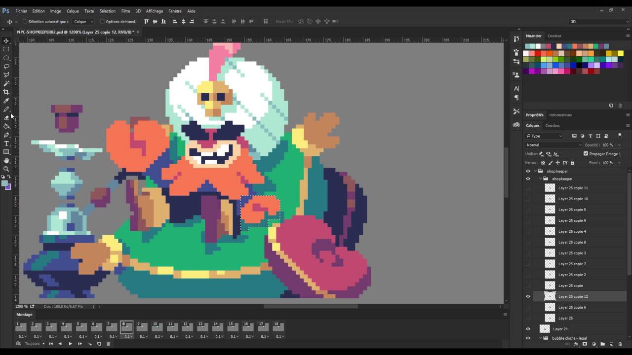 Animating Flinthook : Shopkeeper Animation Time Lapse. - YouTube