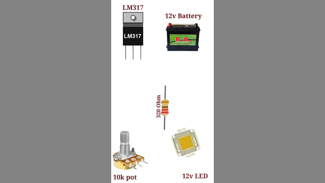 Potentiometer connection for light brightness control - YouTube
