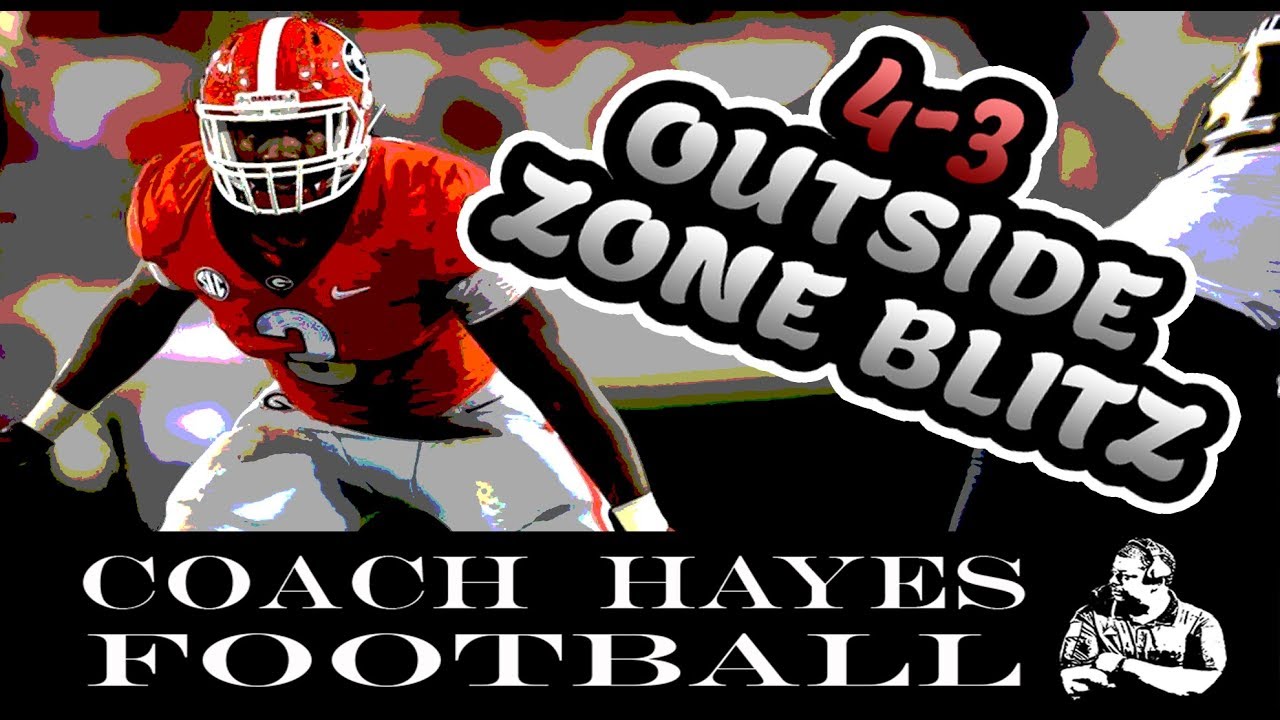 Outside Zone Blitz from a 4-3 Defense - YouTube