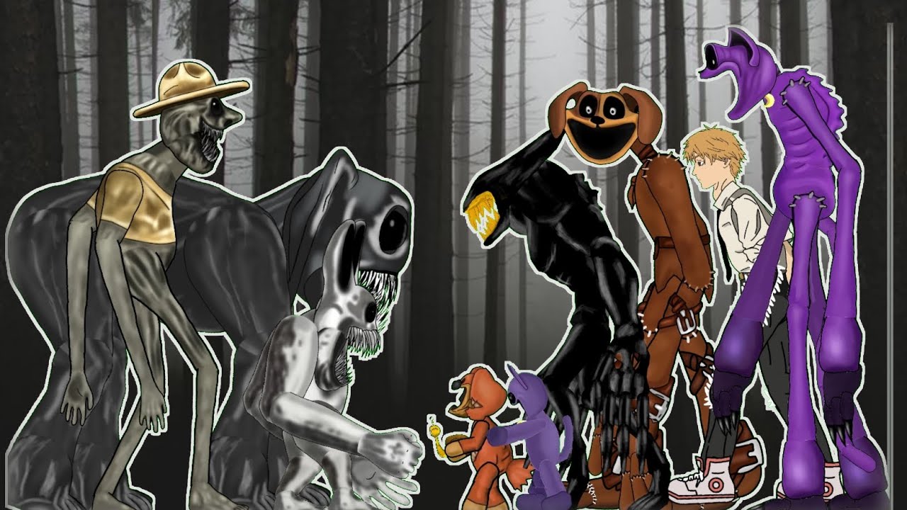 Catnap, Beast Bendy, Dogday Vs Zoonomaly, Zookeeper Dc2 Animation - YouTube