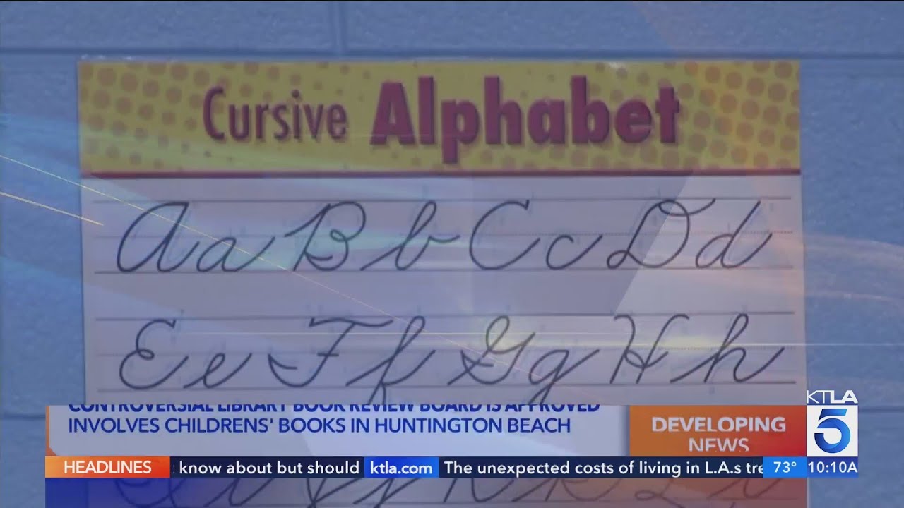 Cursive Handwriting To Be Taught In California Schools YouTube Cursive Handwriting To Be Taught In California Schools YouTube