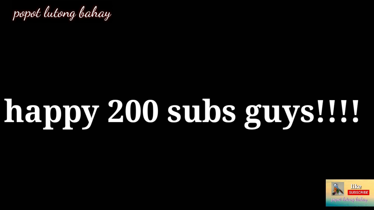 Happy 200 subscribers - YouTube