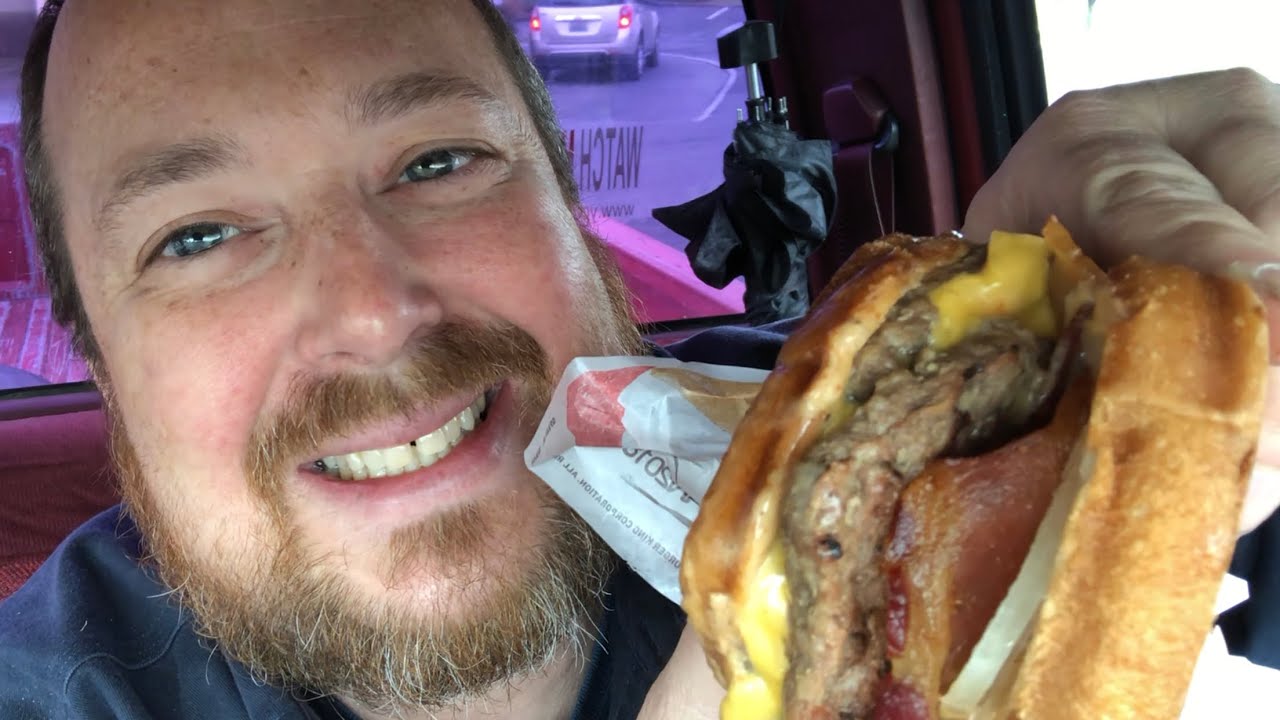 Sourdough Bacon Cheese King Burger at Burger King I Vans World - YouTube