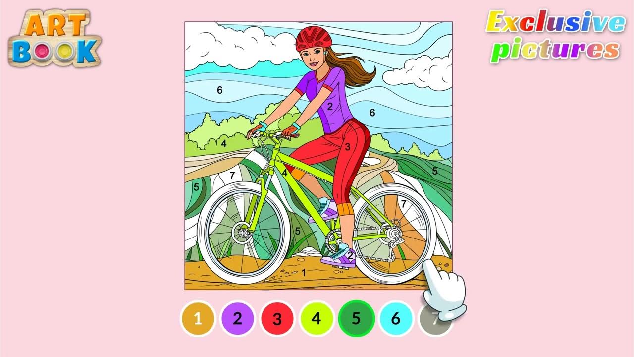 Art Book Paint Color by Number - YouTube