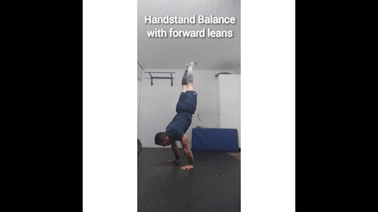 Handstand Balance with Forward Leans - YouTube