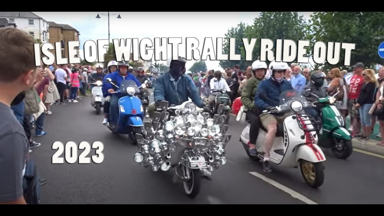 Torbay Mods Scooter Club take part in Isle of Wight scooter rally ride ...