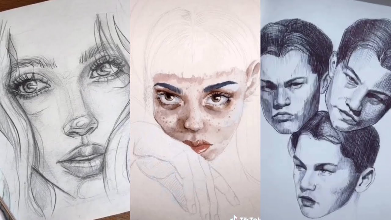 Tik tok art Painting compilation - YouTube