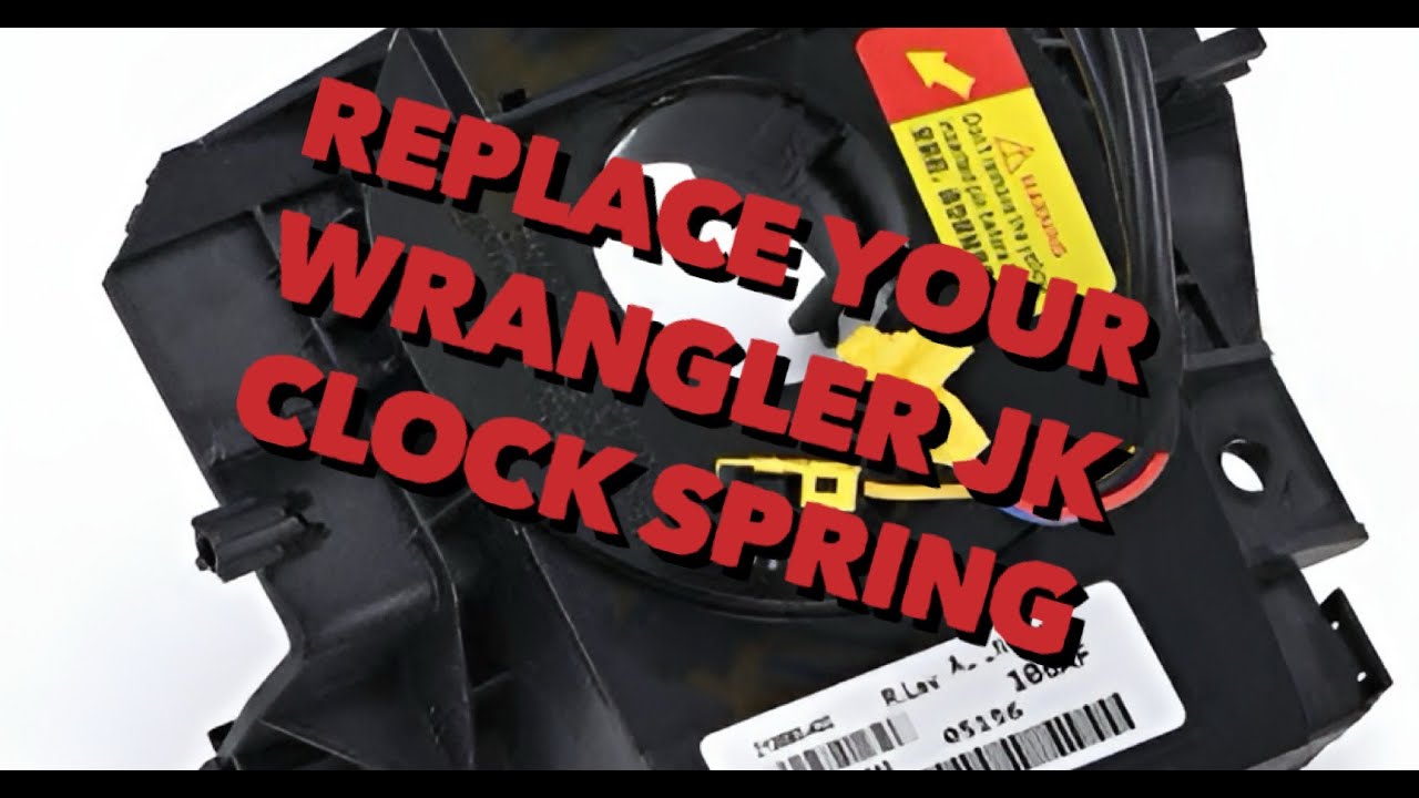Fix Your Wrangler JK Clock Spring - YouTube