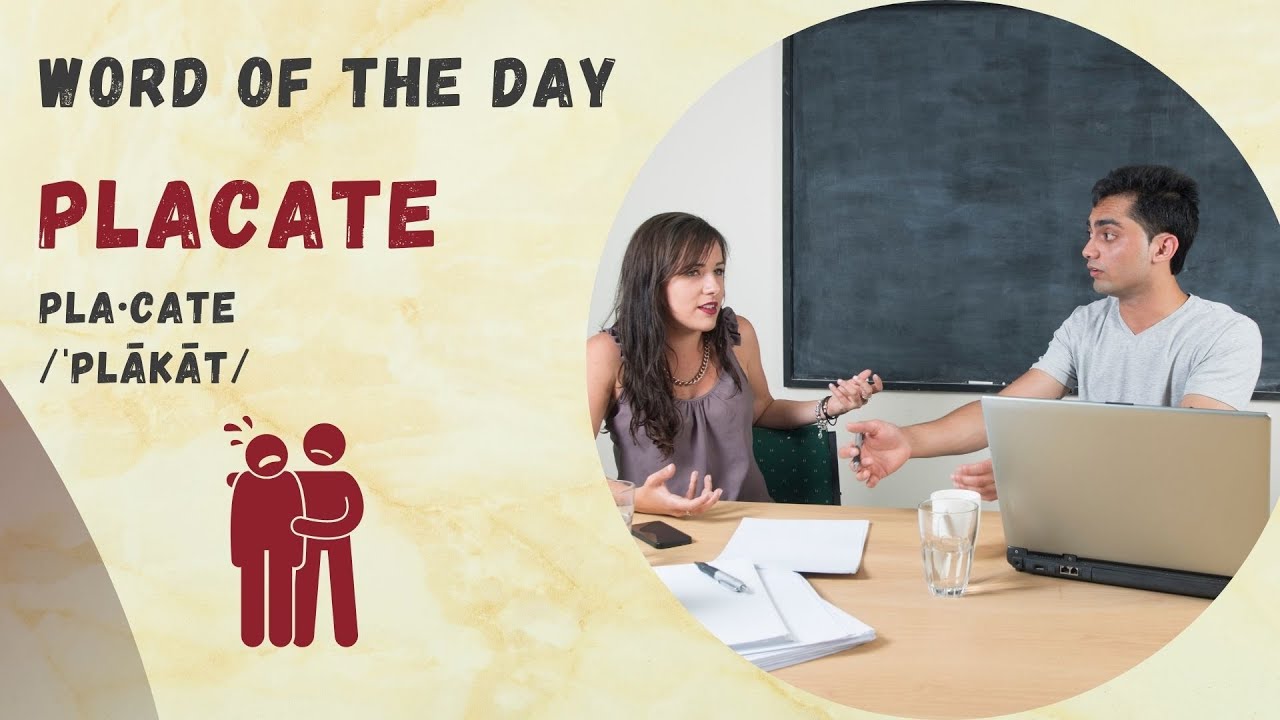 Placate Definition Word Of The Day With An Author YouTube
