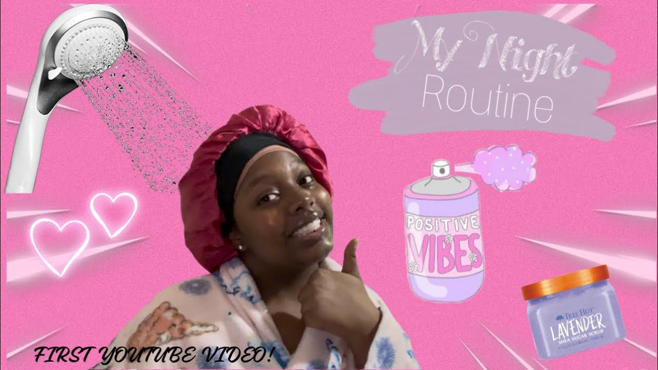 MY FIRST VIDEO / NIGHT ROUTINE :)) 💤 - YouTube