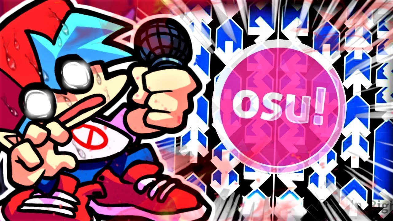 fnf player tries out osu!mania.... - YouTube