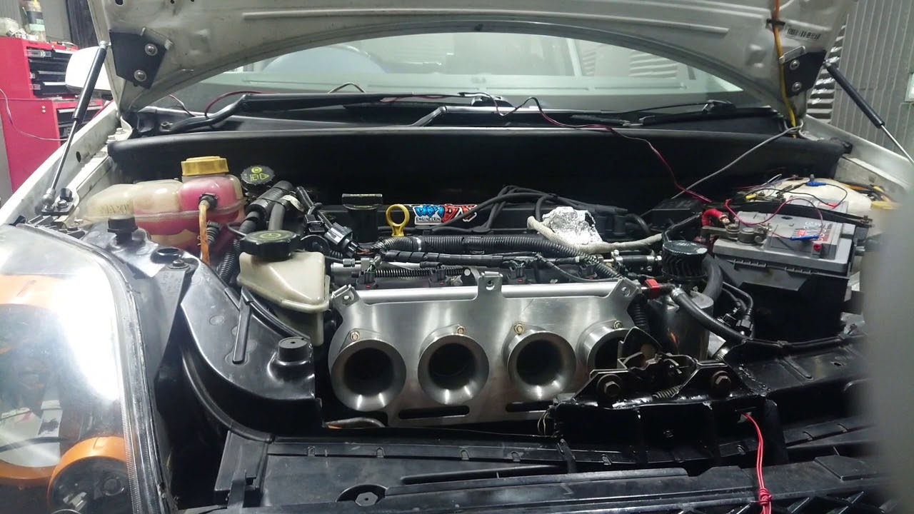 Fiesta ST150 2.5 Duratec on the danst engineering dyno! - YouTube