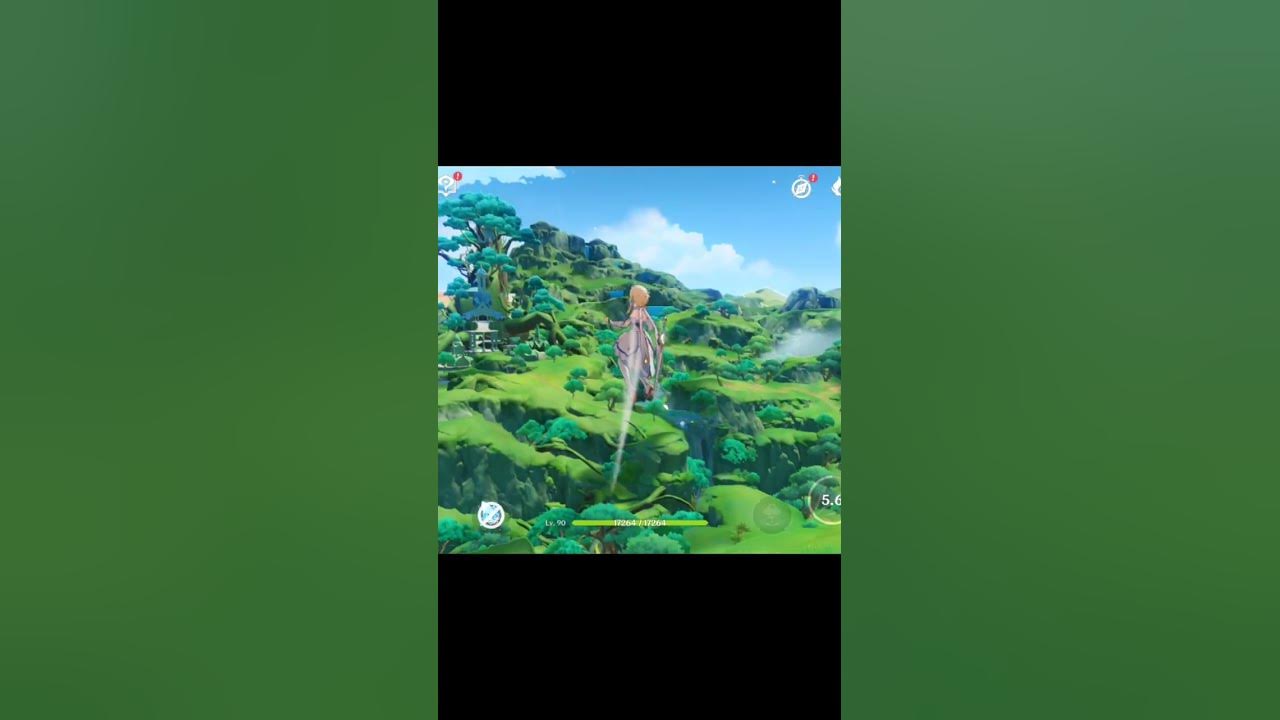 genshin impact elemental reactions on bouncy mushrooms - YouTube