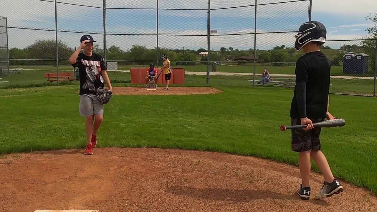 AJ Pitching To Landry and Nolan 20200401 - YouTube