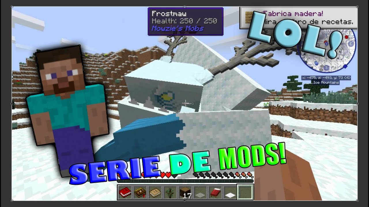 Un YETI en MINECRAFT| COMIENZA la AVENTURA| SERIE de MODS MINECRAFT#1 ...