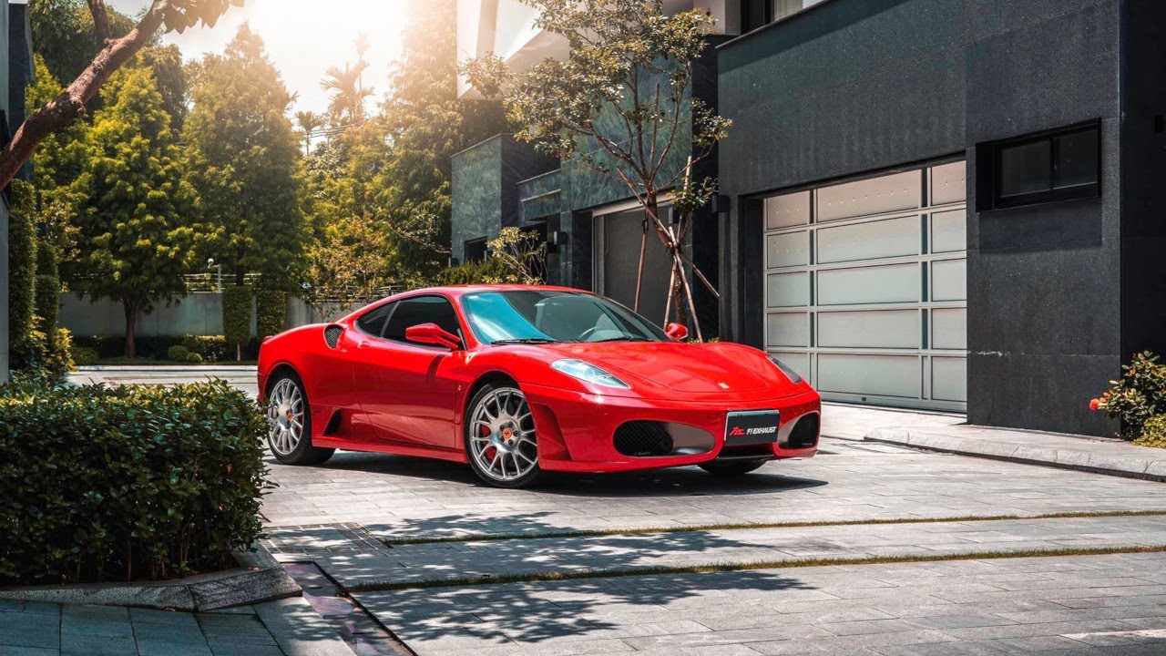 Ferrari F430 Coupe Fi EXHAUST Race Version Cold Start X Idling - YouTube