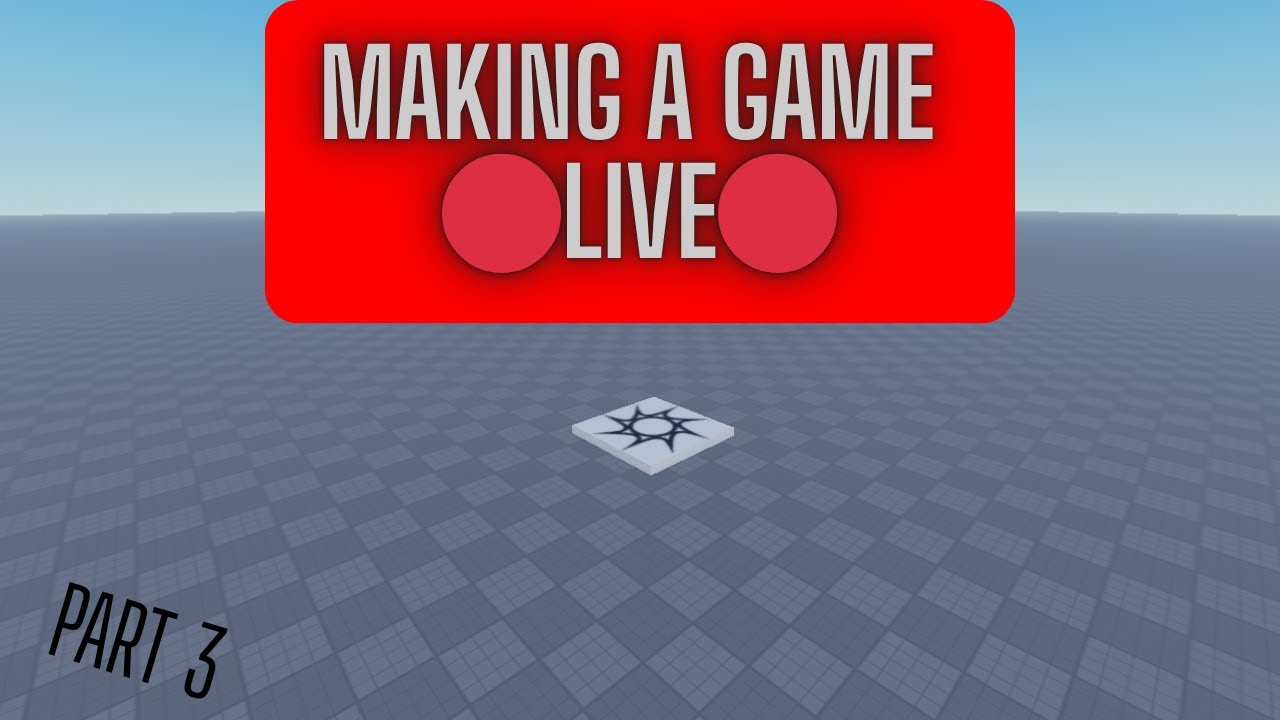 Making a game LIVE! (PART 3 - building, animating & ui!?) - YouTube