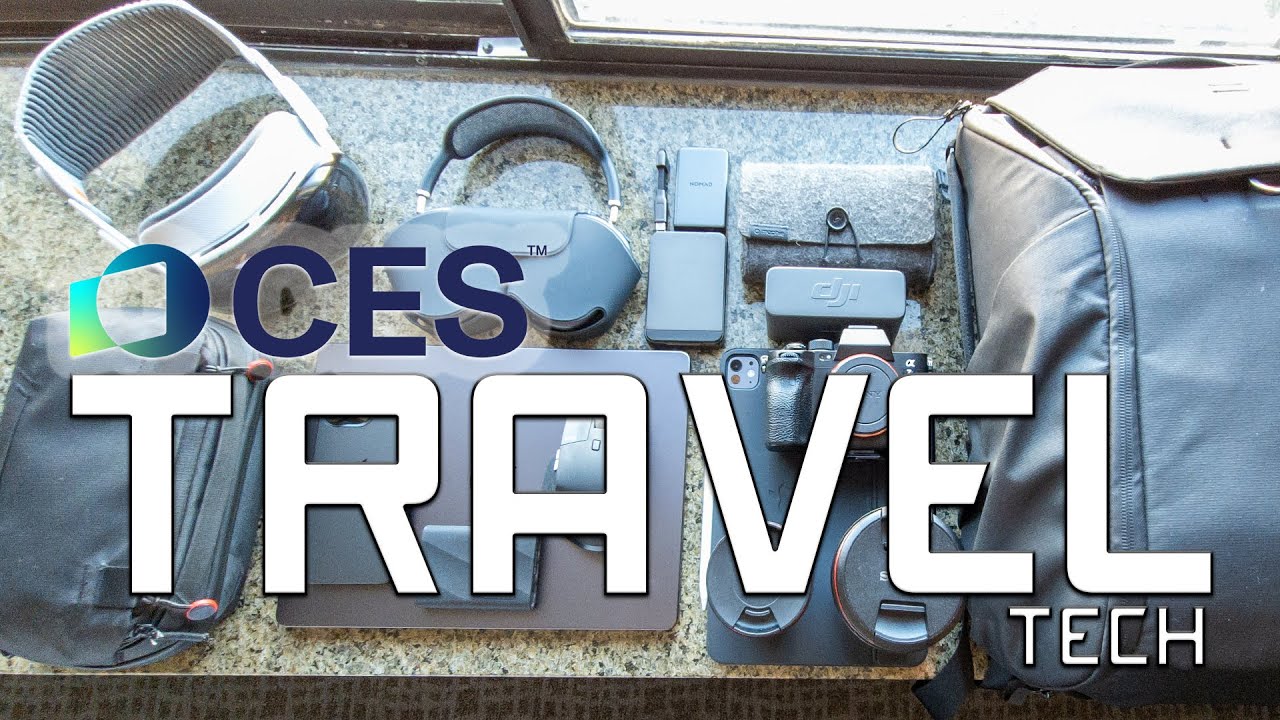 What's In My Travel Tech Bag (CES 2025 Edition) - YouTube