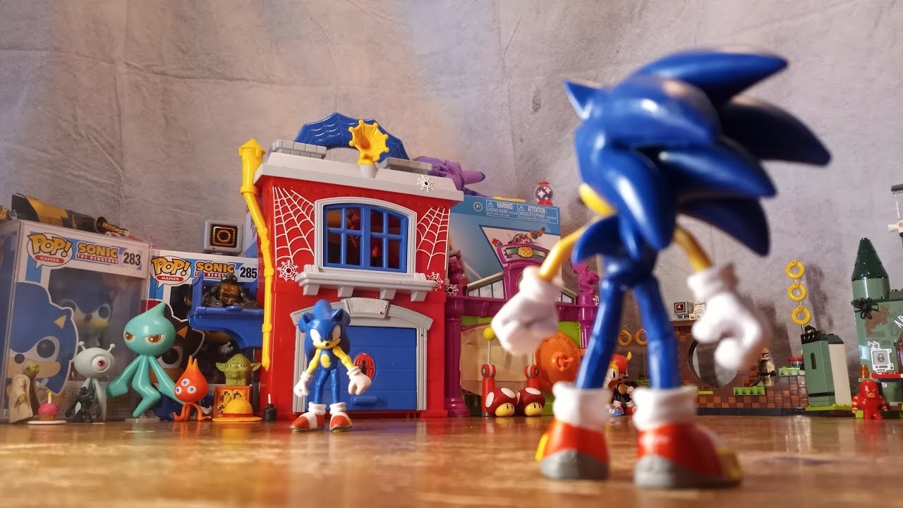 Sonic stop motion skit 3! - YouTube