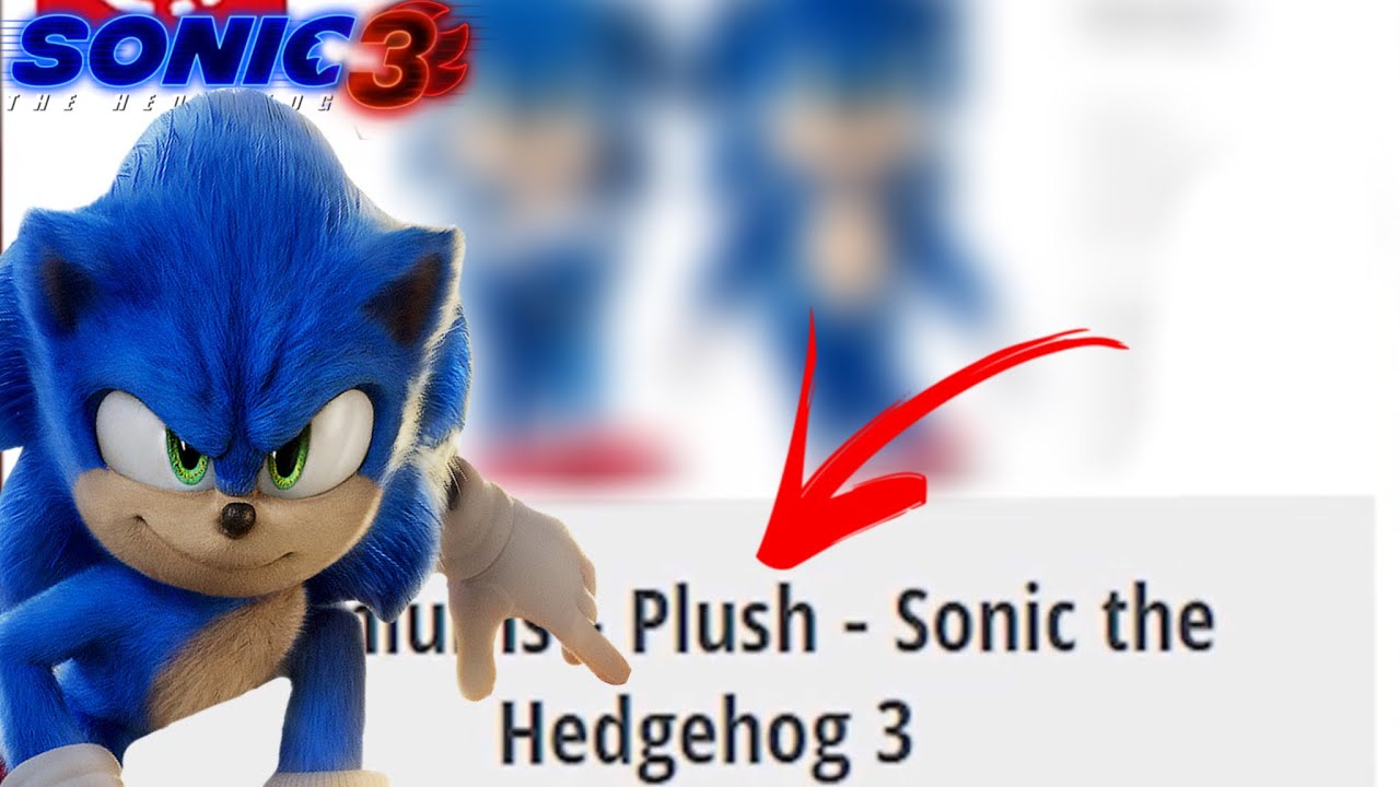 NEW SONIC MOVIE 3 PLUSHES & MERCHANDISE REVEALED (popcorn buckets ...