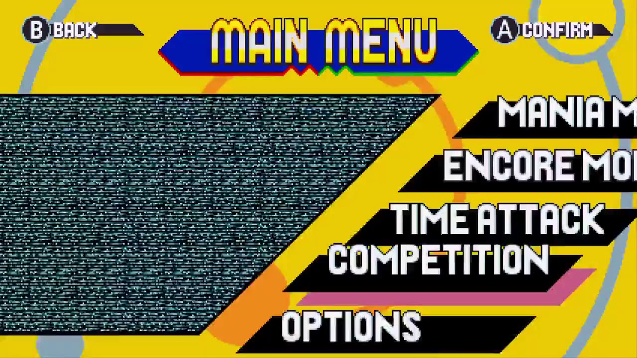 Sonic Mania Plus - main menu - YouTube