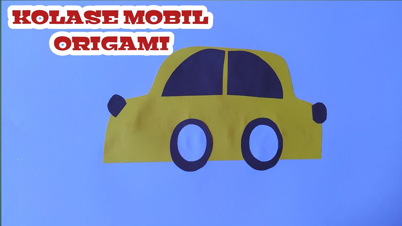 Mobil origami ll Kolase mobil dari kertas origami - YouTube