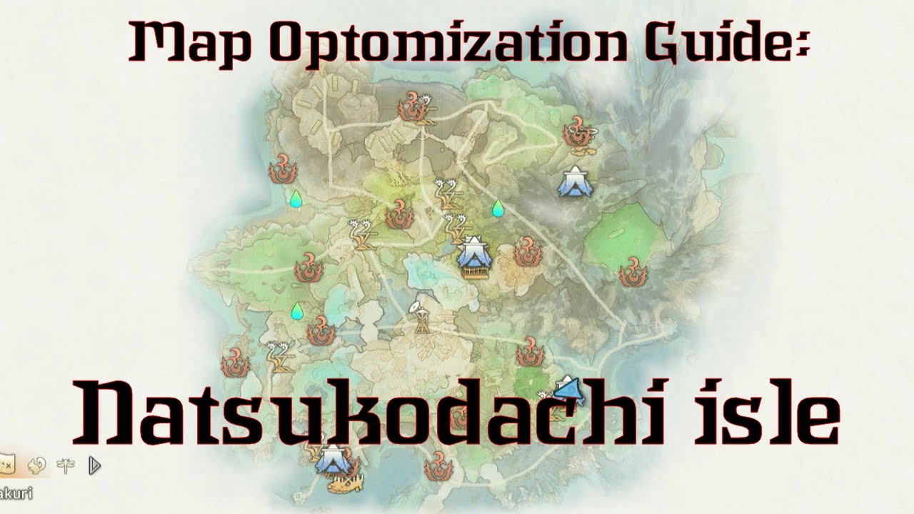 Wild Hearts Map Optimization Guide: Natsukodachi Isle - YouTube