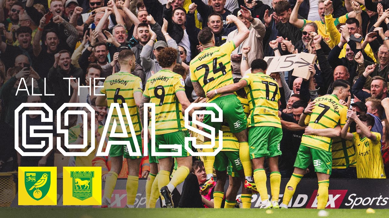 NORWICH HAVE WON THE DERBY...AGAIN! | ALL THE GOALS 😉 | Norwich City 1 ...