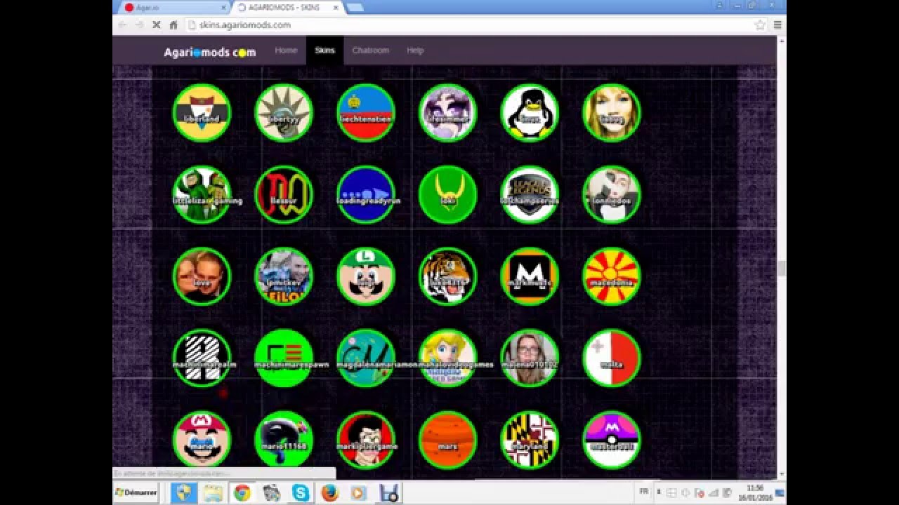 agar.io mods comment avoir des skins - YouTube