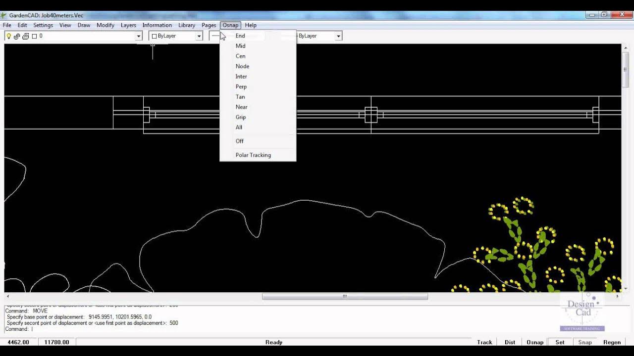 Using the move command to move objects a precise distance in CAD ...