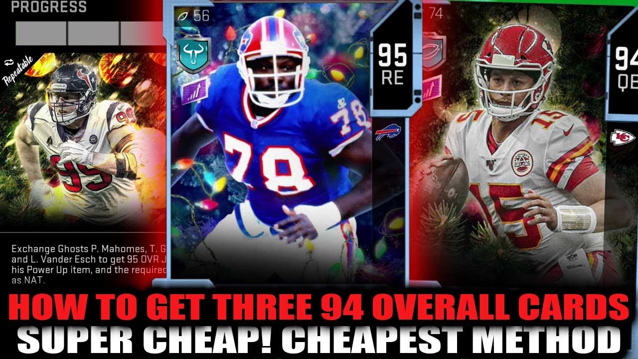 HOW TO GET 3 94 OVR CARDS FOR SUPER CHEAP! CHEAPEST METHOD TO FINISH ...