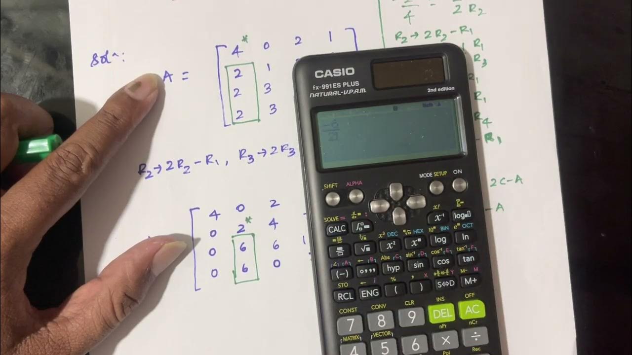 Rank of Matrix | How to find Rank of Matrix | MATRICES | Linear Algebra ...