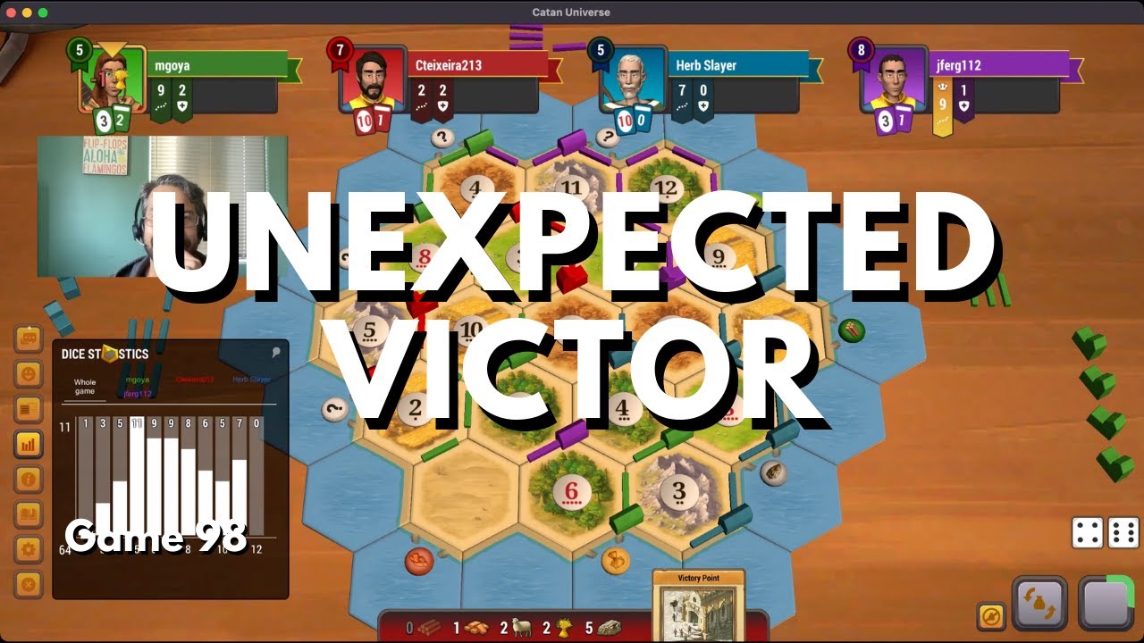 CATAN | Unexpected Victor | Game 98 - YouTube