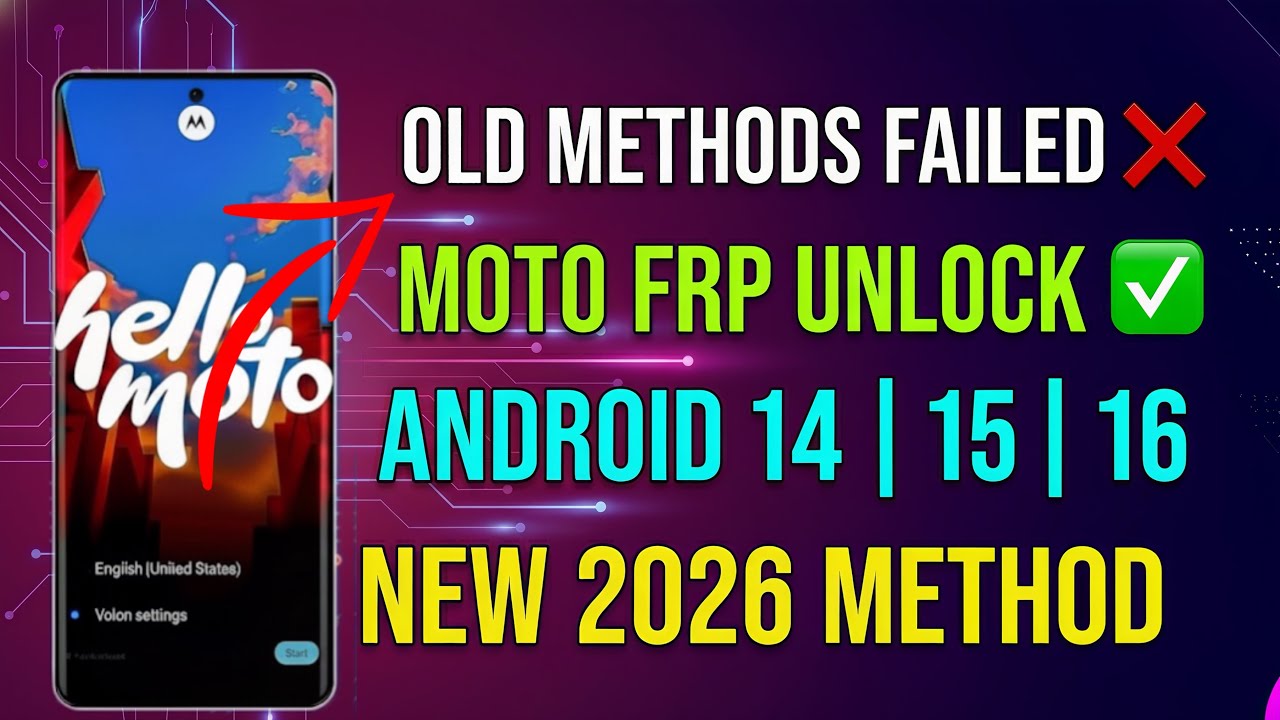 How to Fix FRP Lock on Motorola Phone (Official Methods) | Android 15 ...