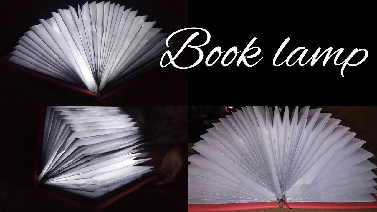BOOK LAMP/ LUMIO LAMP/ TEACHER'S DAY GIFT MAKING/ OLD SCHOOL BOOK HACKS ...