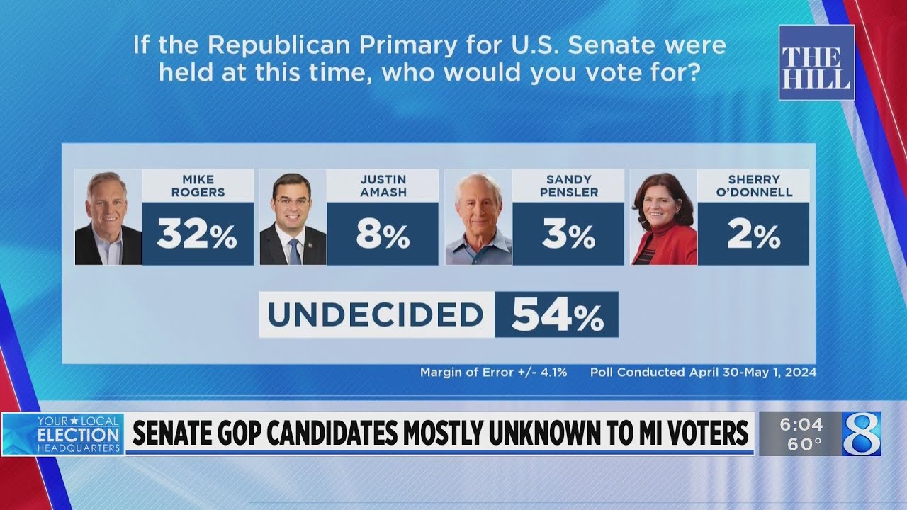 MI Republican voters remain undecided on Senate race - YouTube