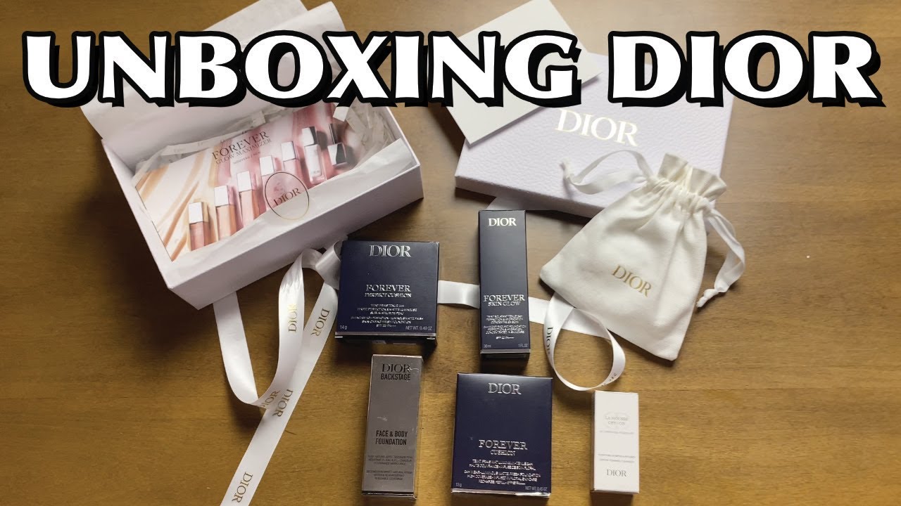 UNBOXING DIOR | The Best Dior Foundations | Dior Beauty UNBOXING ...