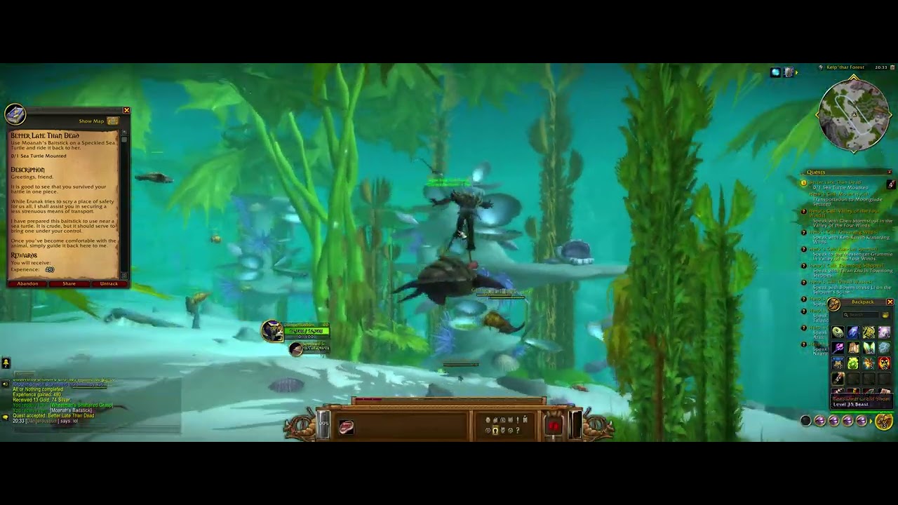 World of Warcraft: Better Late Than Dead - Quest ID 25477 (Gameplay ...