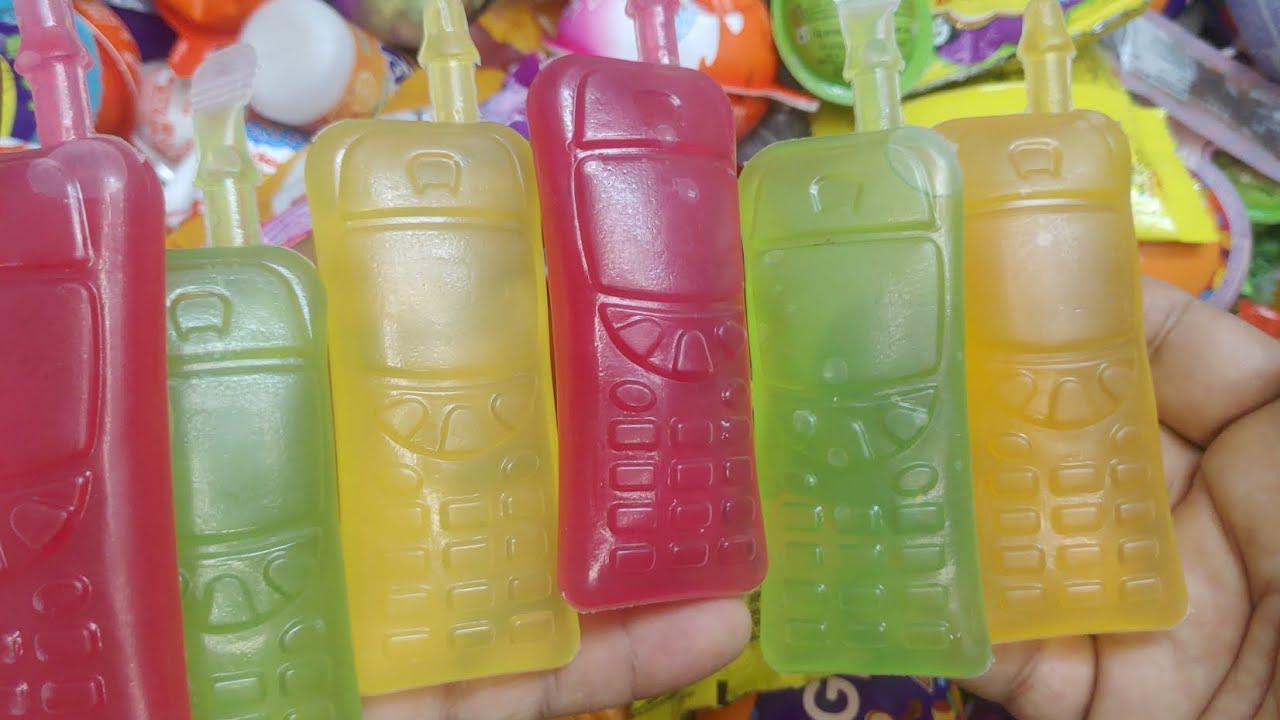 1 mins satisfying video some lot's of new mobile jelly and yummy ...